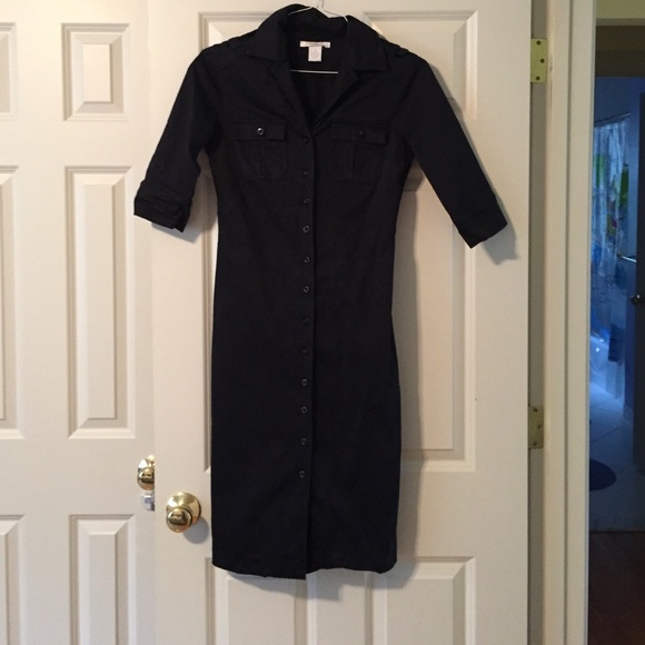 H&M | Dresses | Amazing Black Shirt Dress By H And M Clothes | Poshmark